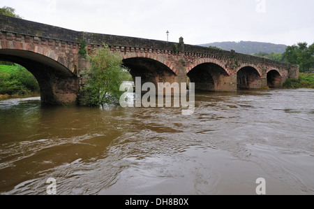 River Wye Monmouth Wales UK in the Wye Valley beautiful view from the ...