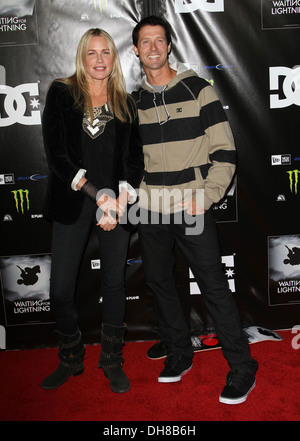Daryl Hannah and Danny Way Screening of 'Waiting For Lightning' held at ...