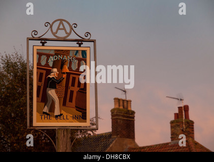 The Bell Inn pub at Walberswick , Suffolk , England , Great Britain ...