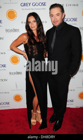 Shareef Malnik and Gabrielle Anwar The Blacks Annual Gala at Eden Roc ...