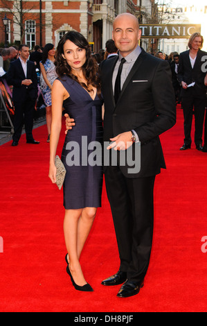 Candice Neil and Billy Zane Titanic 3D premiere held at Royal Albert ...