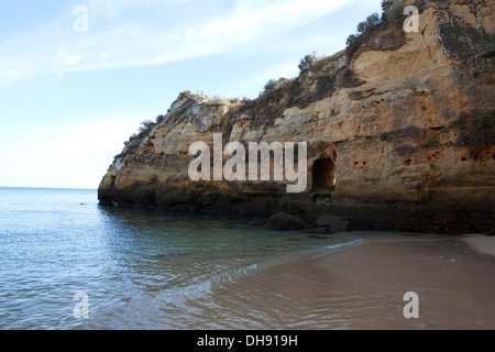 Praia da Batata beach at the Atlantic Ocean in Algarve region, Lagos ...