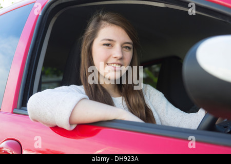 teen girl learning to drive Stock Photo - Alamy