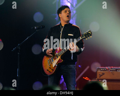 Greig Nori performs on stage with Sheepdog at 12th Annual Indies Awards ...