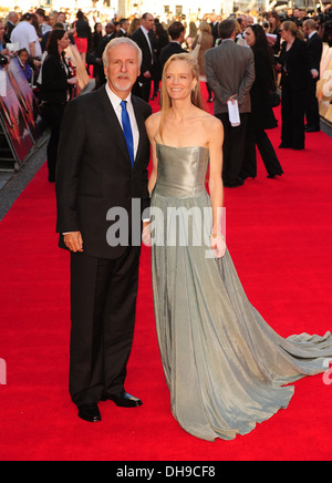 James Cameron and Suzi Amis Cameron at premiere of 'Titanic 3D' at ...