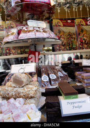 Sweets on display Stock Photo - Alamy