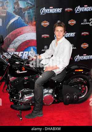 Billy Unger World Premiere of "The Avengers" at El Capitan Theatre ...