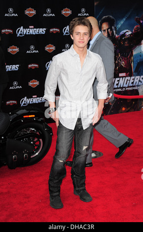 Billy Unger World Premiere of "The Avengers" at El Capitan Theatre ...