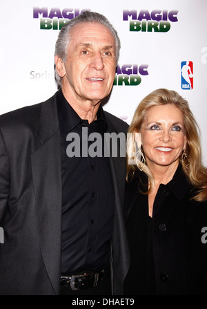 Pat Riley and wife Chris Riley Miami Heat general manager Pat Riley ...