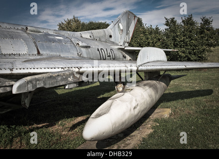 Old Russian fighter airplane Mig Stock Photo - Alamy
