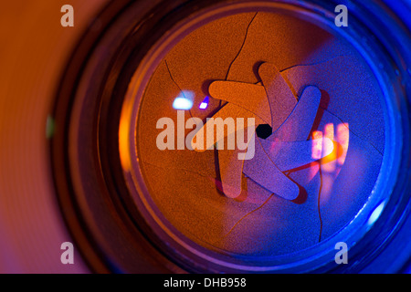Camera shutter blades Stock Photo - Alamy