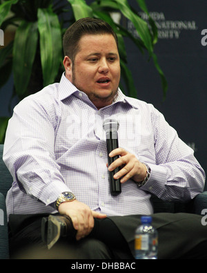 Chaz Bono lectures students of Florida International University about ...