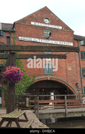 The Clock Warehouse, a converted mill, built in 1780 on the Trent and ...