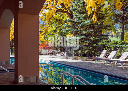 Swimming pool, The Broadmoor, historic luxury hotel and resort ...