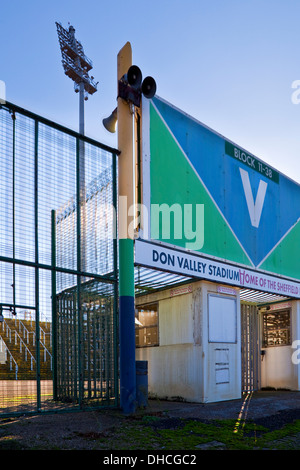 Don Valley Stadium entrance V Sheffield South Yorkshire UK Stock Photo ...