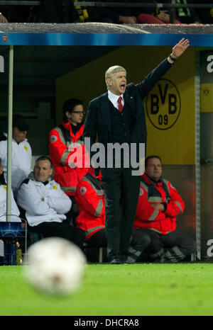 Dortmund, Germany. 06th Nov, 2013. Dortmund's Marcel Schmelzer (L) and ...