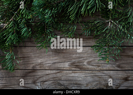 Christmas and New Year background with fir tree Stock Photo - Alamy