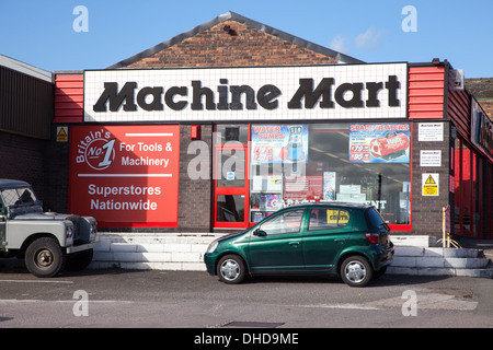 A Machine Mart retail superstore at Hanley Stoke-on-Trent Staffordshire ...