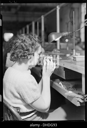 In Lancaster, Pennsylvania, workers at the Hamilton Watch Company are ...