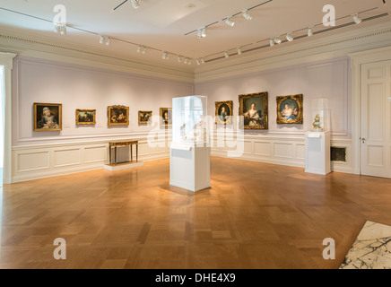 The interior of the beautiful Huntington Art Gallery at the Huntington ...