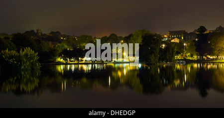 Scenic views of Helston and Helston Boating Lake at Night. Bob Sharples ...