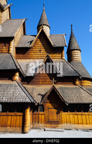 The impressive exterior of Heddal Stave Church, Norway's largest wooden ...