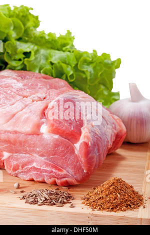 Pork shank with spices Stock Photo - Alamy