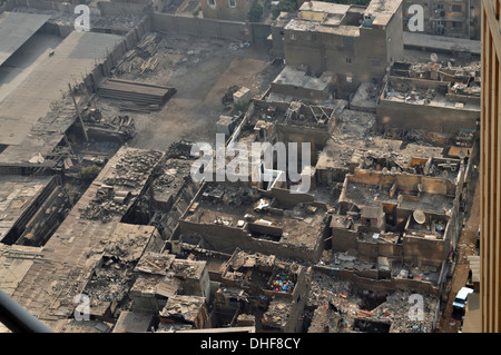 The luxury Fairmont Nile City Hotel (l) and Arkadia Mall (r) on the ...