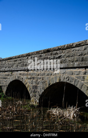 Bluestone Bridge Retail Background Stock Photo - Alamy