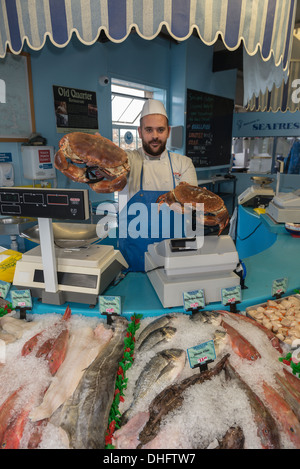 FISH MARKET ST-PETER PORT GUERNSEY CHANNEL ISLANDS GREAT-BRITAIN Stock ...