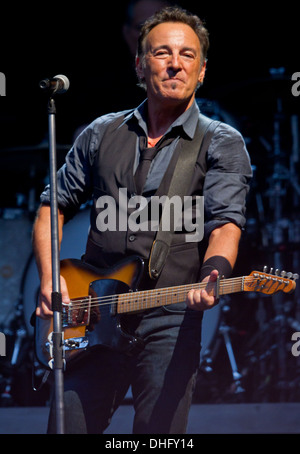 Bruce Springsteen and the E Street band in concert at Crystal Palace ...