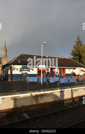 Dingwall Railway station Scotland November 2013 Stock Photo - Alamy