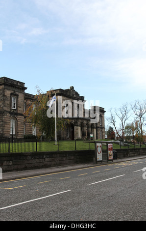 Exterior of AK Bell Library Perth Scotland July 2010 Stock Photo - Alamy