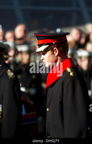 London, UK. HRH Prince Harry at Virgin London Marathon 2013 ...
