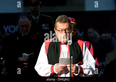 The Right Reverend Chris Edmondson Bishop of Bolton, leads the prayers ...