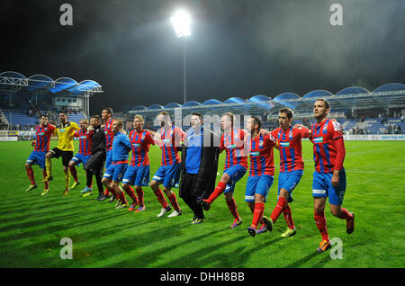 Czech Soccer league 14th round match FK Mlada Boleslav vs FC Viktoria ...