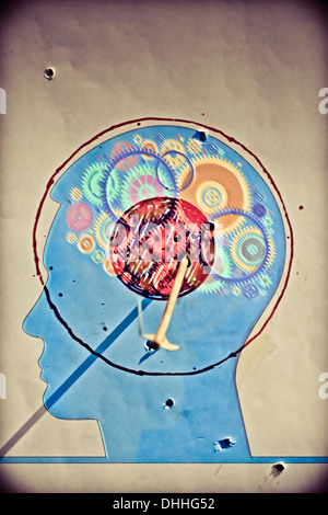 Archery Board, Shooting Targets, Human Brain Concept Stock Photo - Alamy