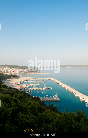 Pylos Harbour Peloponnese Greece Stock Photo - Alamy