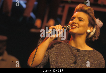 CARMEL UK rock group about 1984 fronted by Carmel McCourt Stock Photo ...