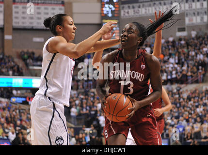 Storrs, CT, USA. 11th Nov, 2013. Monday November 11, 2013: Stanford ...
