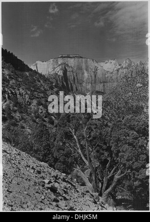 The switchbacks of Mt. Carmel Road, located west of the tunnel, offer a ...