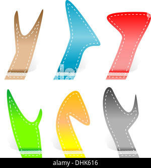 Tag Sticker Label Plaster Shadow Stock Photo - Alamy