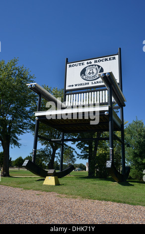 Route 66 Rocker - Worlds Largest Rocking Chair at 66 Outpost store in ...