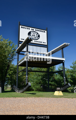 Route 66 Rocker - Worlds Largest Rocking Chair at 66 Outpost store in ...