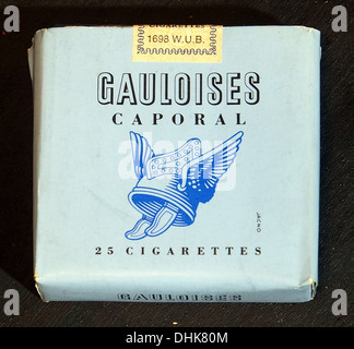 Packet of Gauloises Cigarettes Stock Photo - Alamy