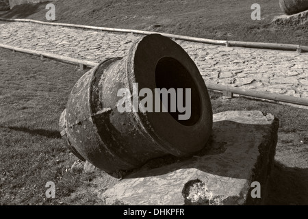 Medieval cannon Gunpowder artillery in the Middle Ages, on a ...