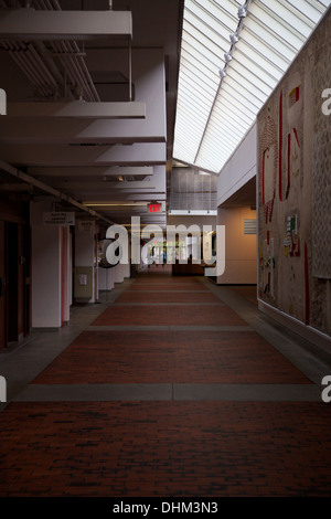 Interior hallway at the Harvard University Science Center in Cambridge ...
