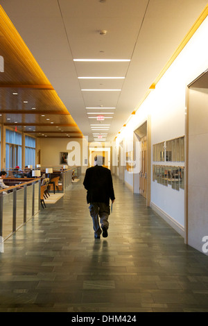 Corridor at Wasserstein Hall, Harvard Law School, Cambridge, MA, USA ...