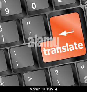 Translate button on keyboard Stock Photo - Alamy