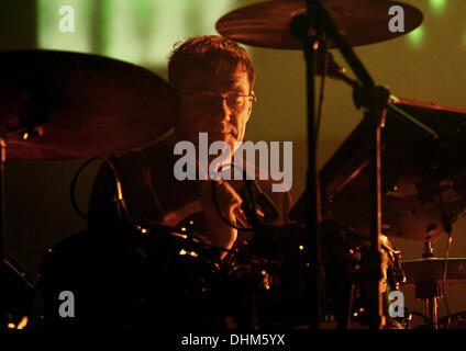 Stephen Morris New Order perform at the Manchester O2 Apollo Manchester ...